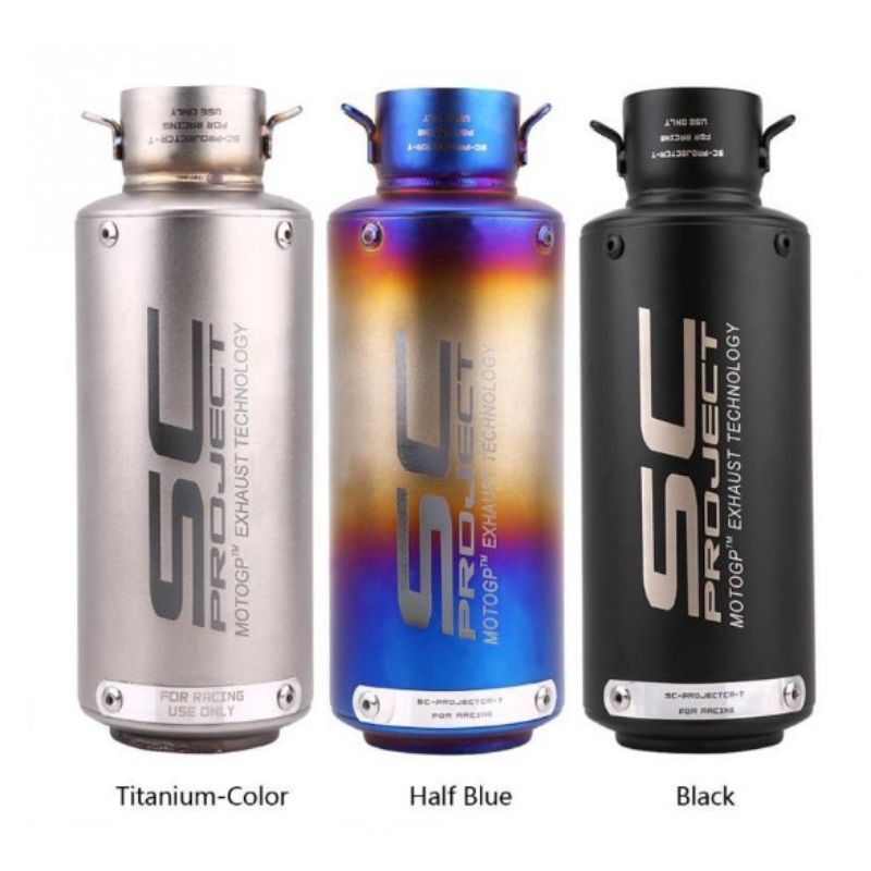 SC project Exhaust Muffler Pipe with free adaptor motorcycle | Shopee ...