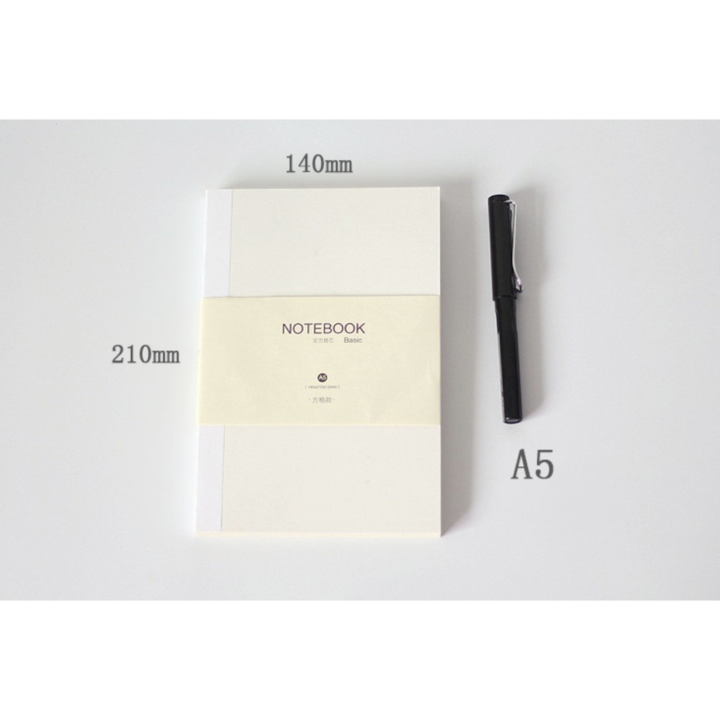 Japan basic simplistic bind notebook A5 A6 | Shopee Philippines