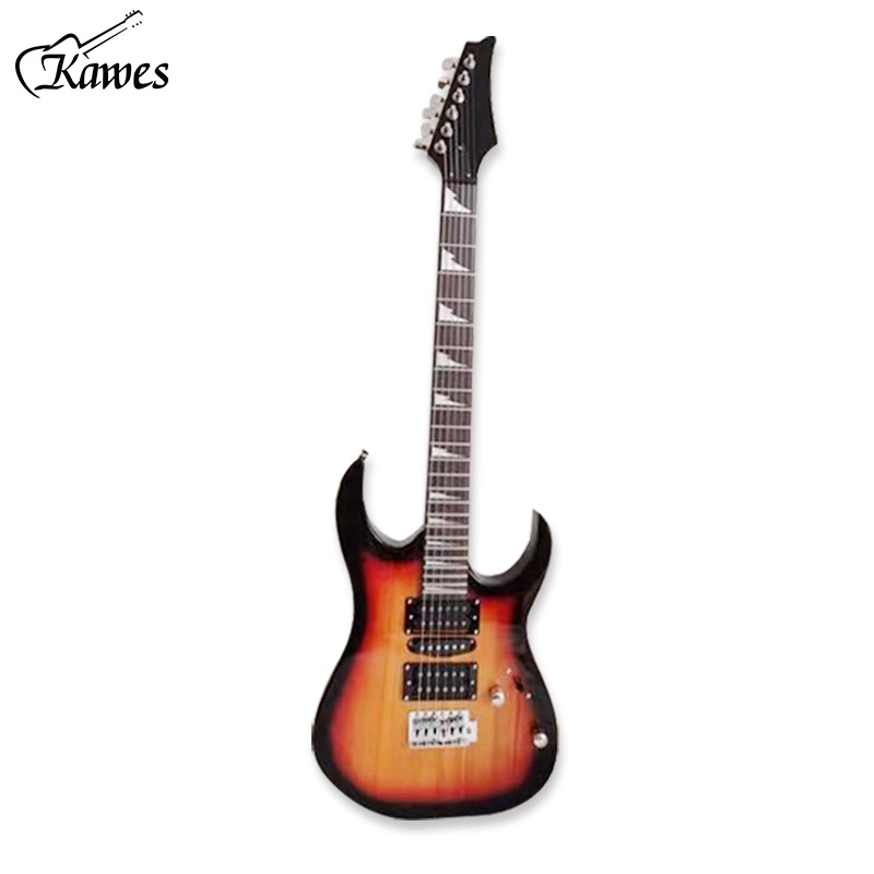 KAWES Double Rocker Electric Guitar Professional Metal Electric Guitar ...