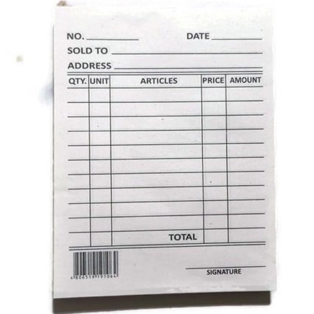 Shop order slip for Sale on Shopee Philippines