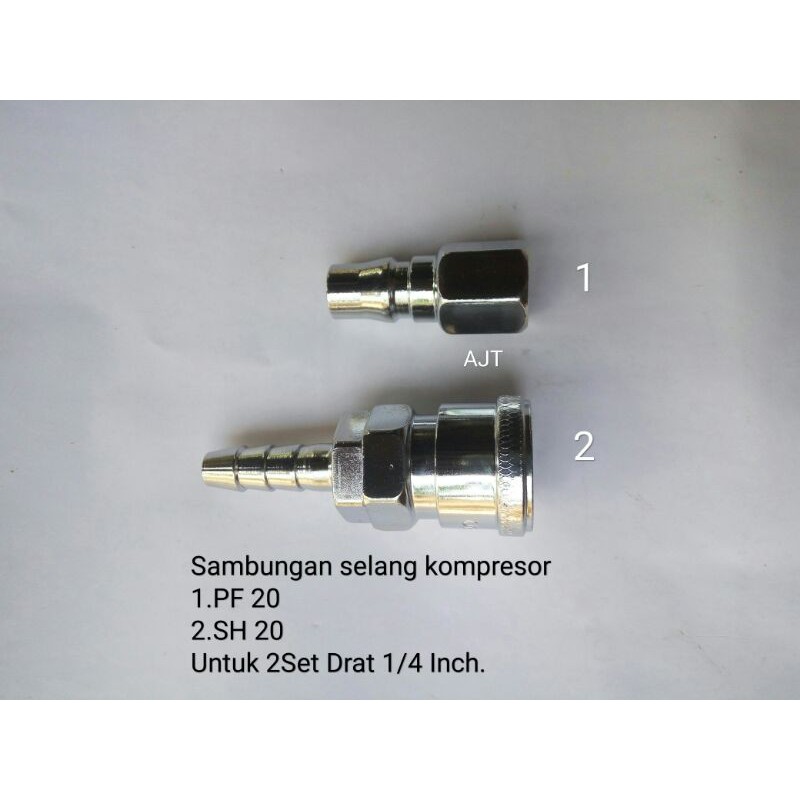 Compressor Hose Connection Quick coupler SET | Shopee Philippines