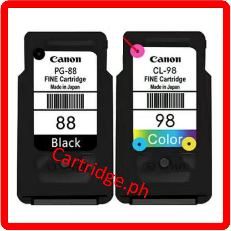 PG 88 CL 98 Ink Cartridge Original For PIXMA E500 E600 E610 printer ...