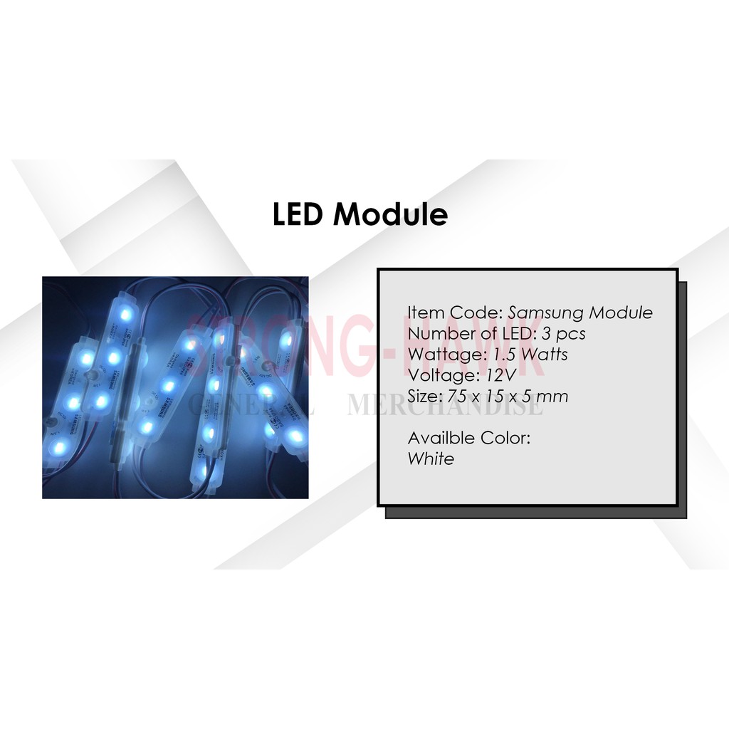 SAMSUNG KOREAN MODULE 1.2w (10PCS) | Shopee Philippines