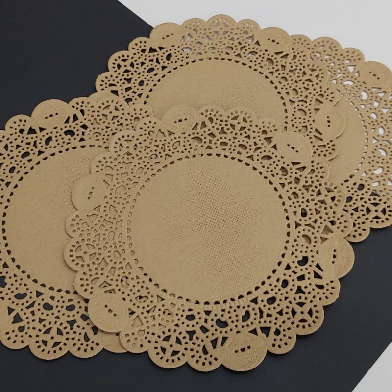 Vintage CHOCOLATE Doilies Paper 5,5 & 6,5 inches | Shopee Philippines