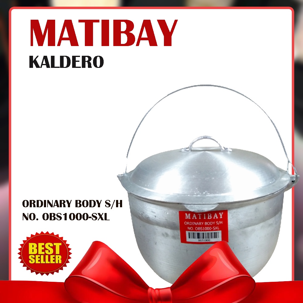 PHSHOP Matibay Aluminum Caldero Kaldero Makapal MADE IN PHILIPPINE (1pc ...