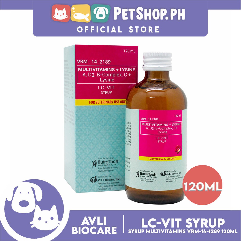LC-VIT Plus Syrup Multivitamins + Lysine 120ml | Shopee Philippines