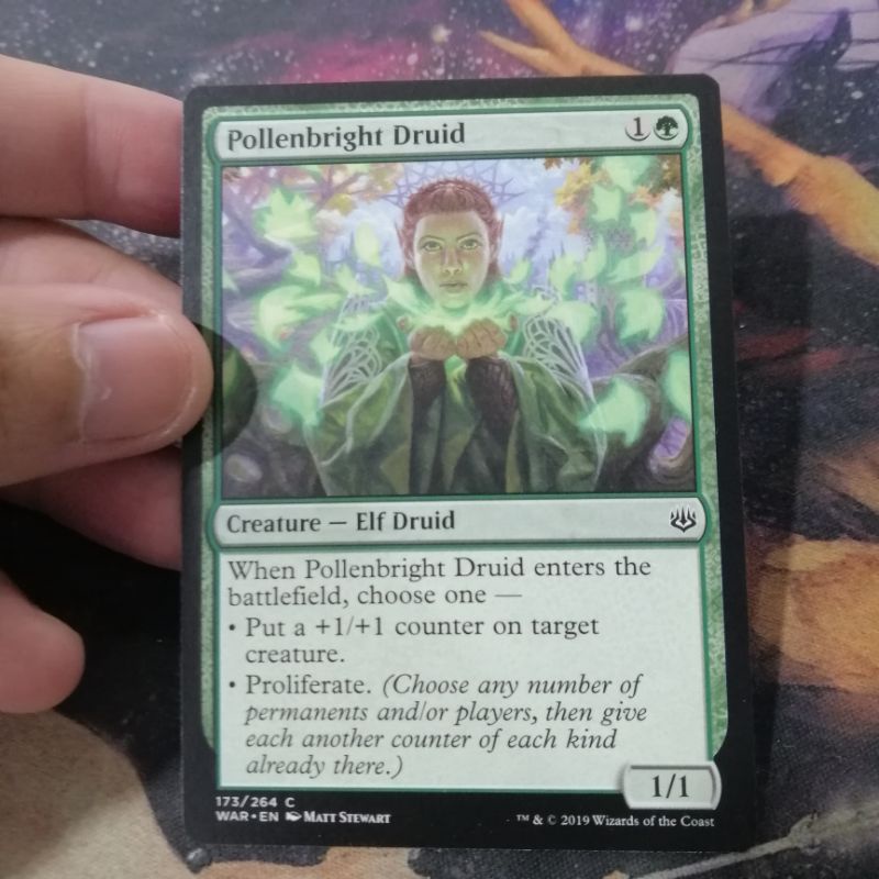 1 Pollenbright Druid WAR of the spark pauper commander MTG | Shopee ...
