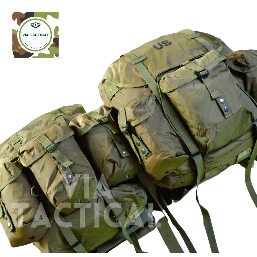 NORTH AMERICA JUNGLE PACK WITH FRAME HEAVY-DUTY BACKPACK | Shopee ...