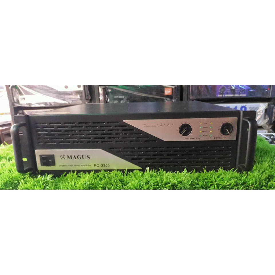 MAGUS PO-2200 Power Amplifier 400W x 2 | Shopee Philippines