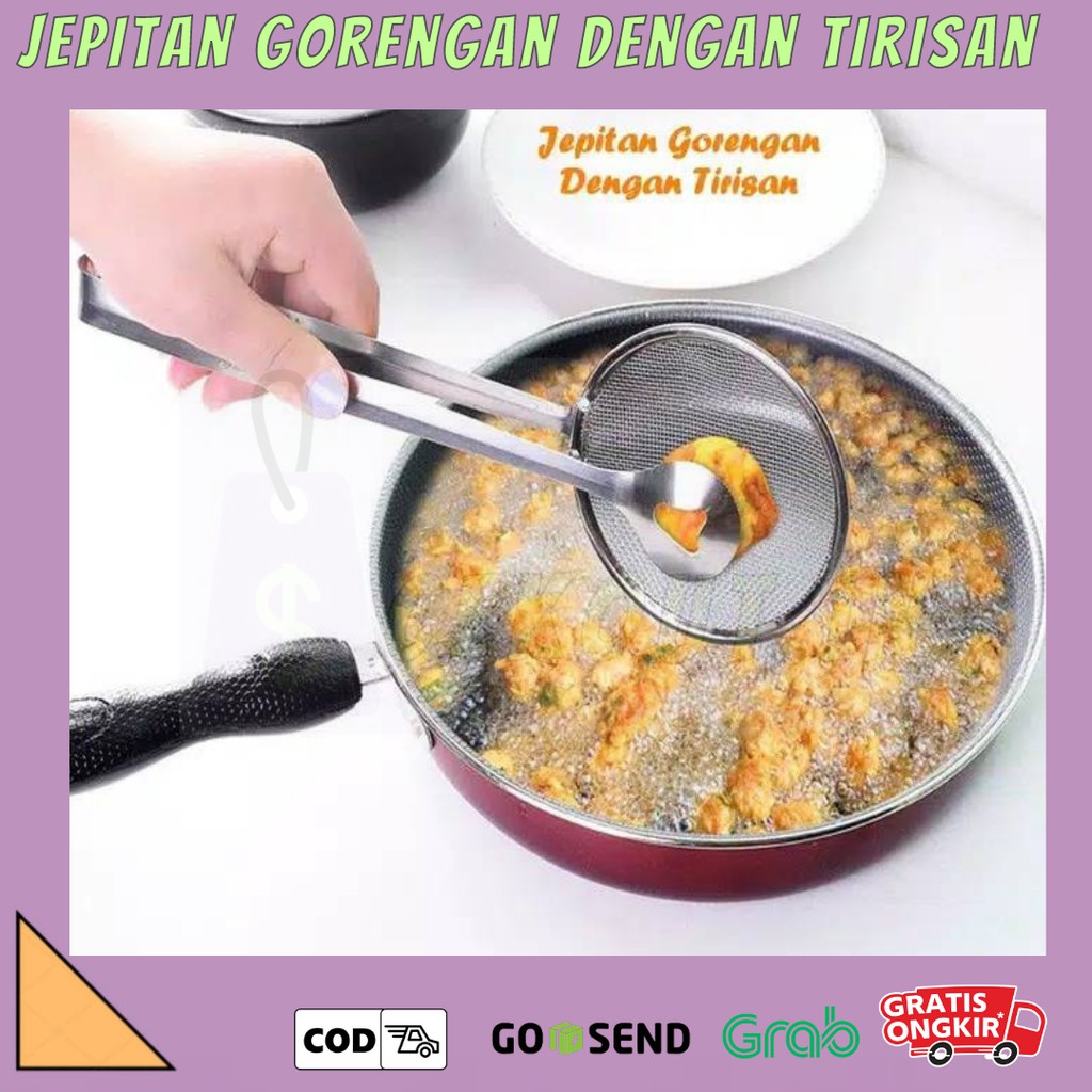 Fried Tongs With Oil Drain/Oil Drain/Fried CAPITAN With Oil Drain ...