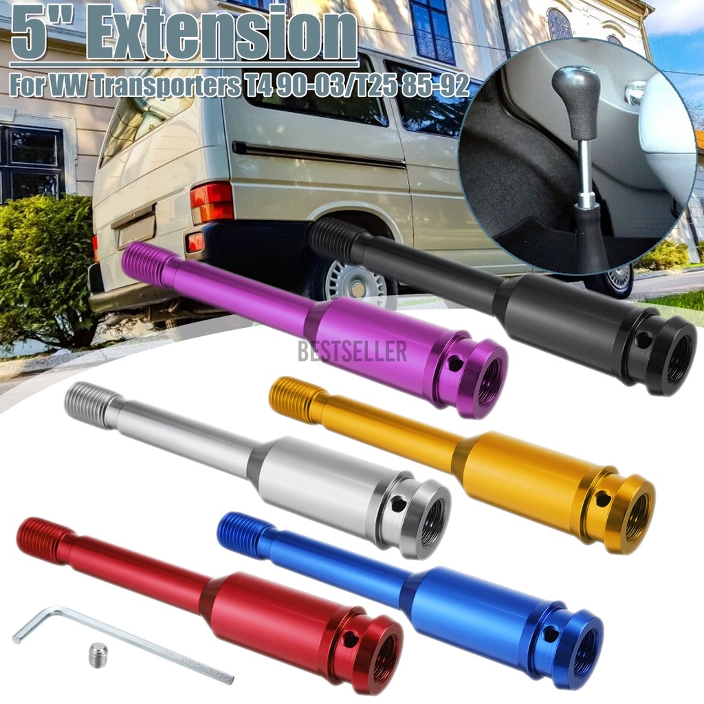 5 Inch Car Shift Knob Extender Straight Gear Stick Lever Extension For ...