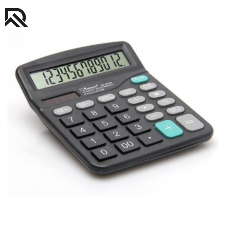 Electronic Calculator Solar Energy 12-Digit Calculator Big Display ...