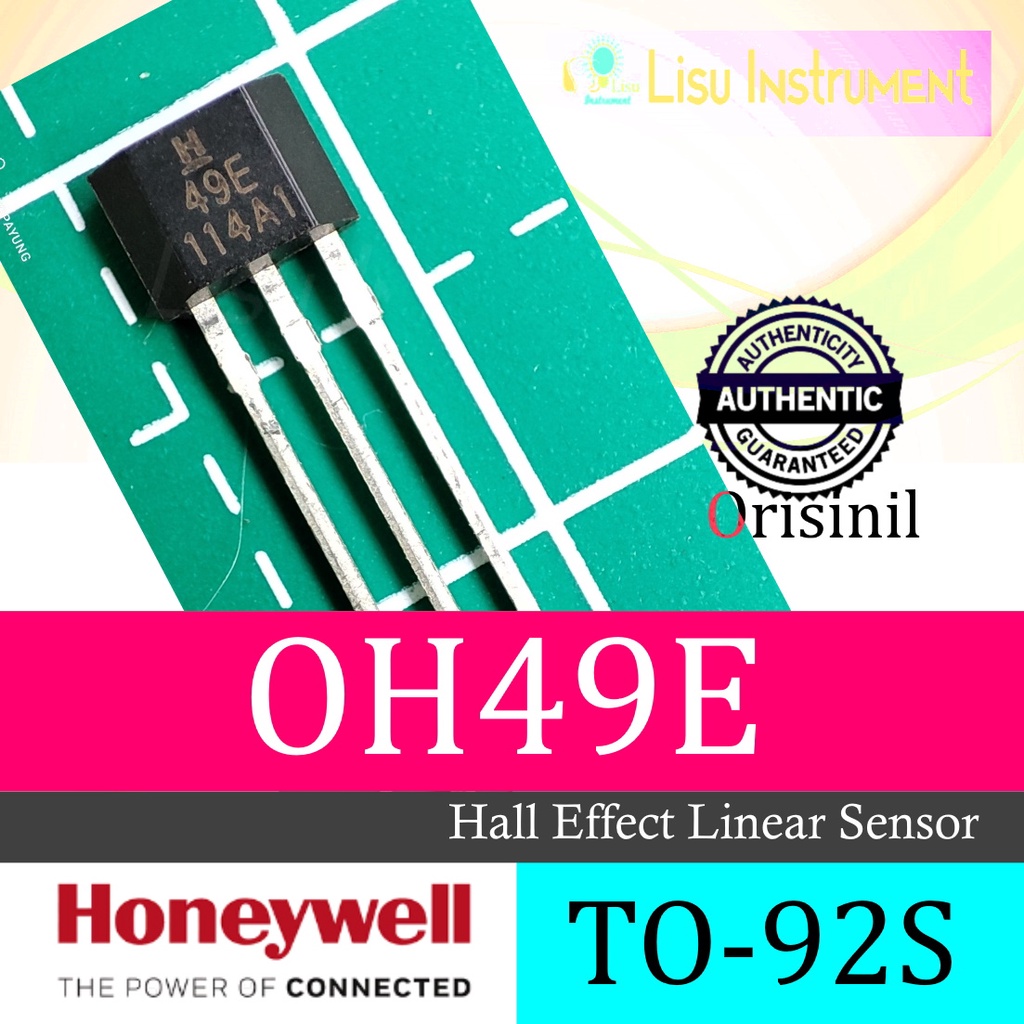 Ss49e 49E Magnetic Sensors Hall Effect Linear Sensor TO-92S Honeywell Original | Shopee Philippines