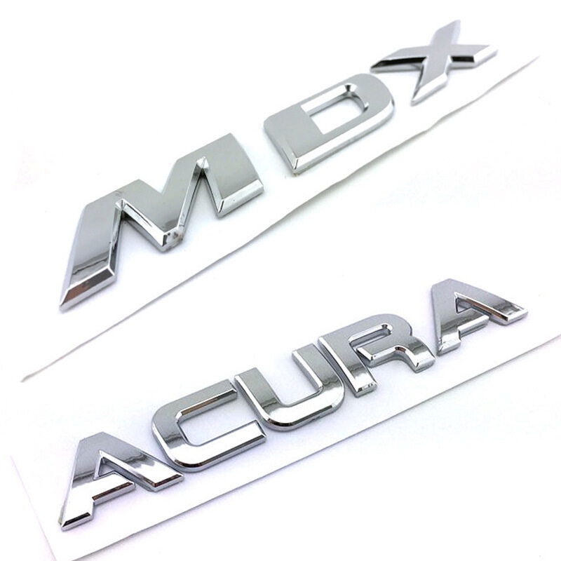 Letter emblem for ACURA MDX TSX SH-AWD Rear Trunk logo SHAWD badge ...