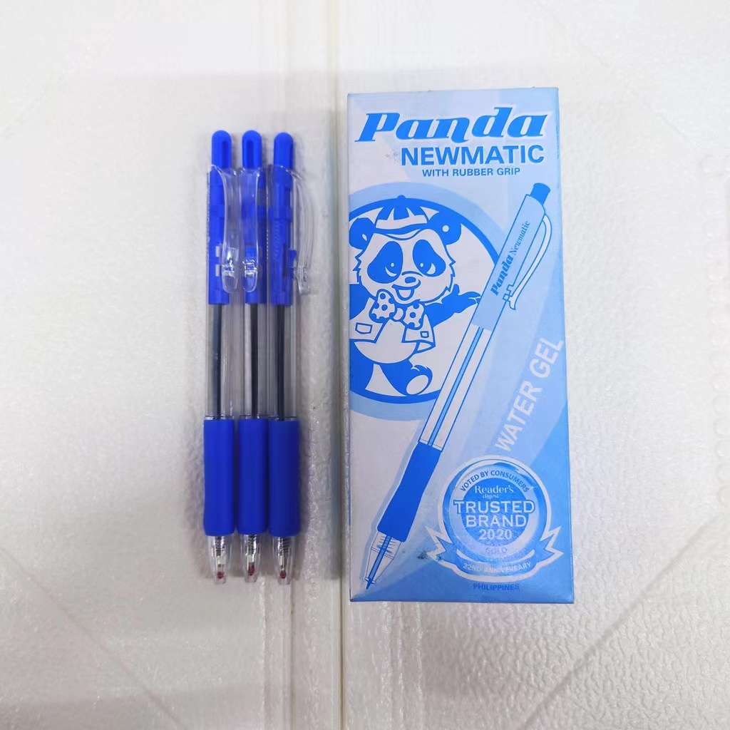 Original PANDA NEWMATIC with rubber grip water gel pen retractable ...