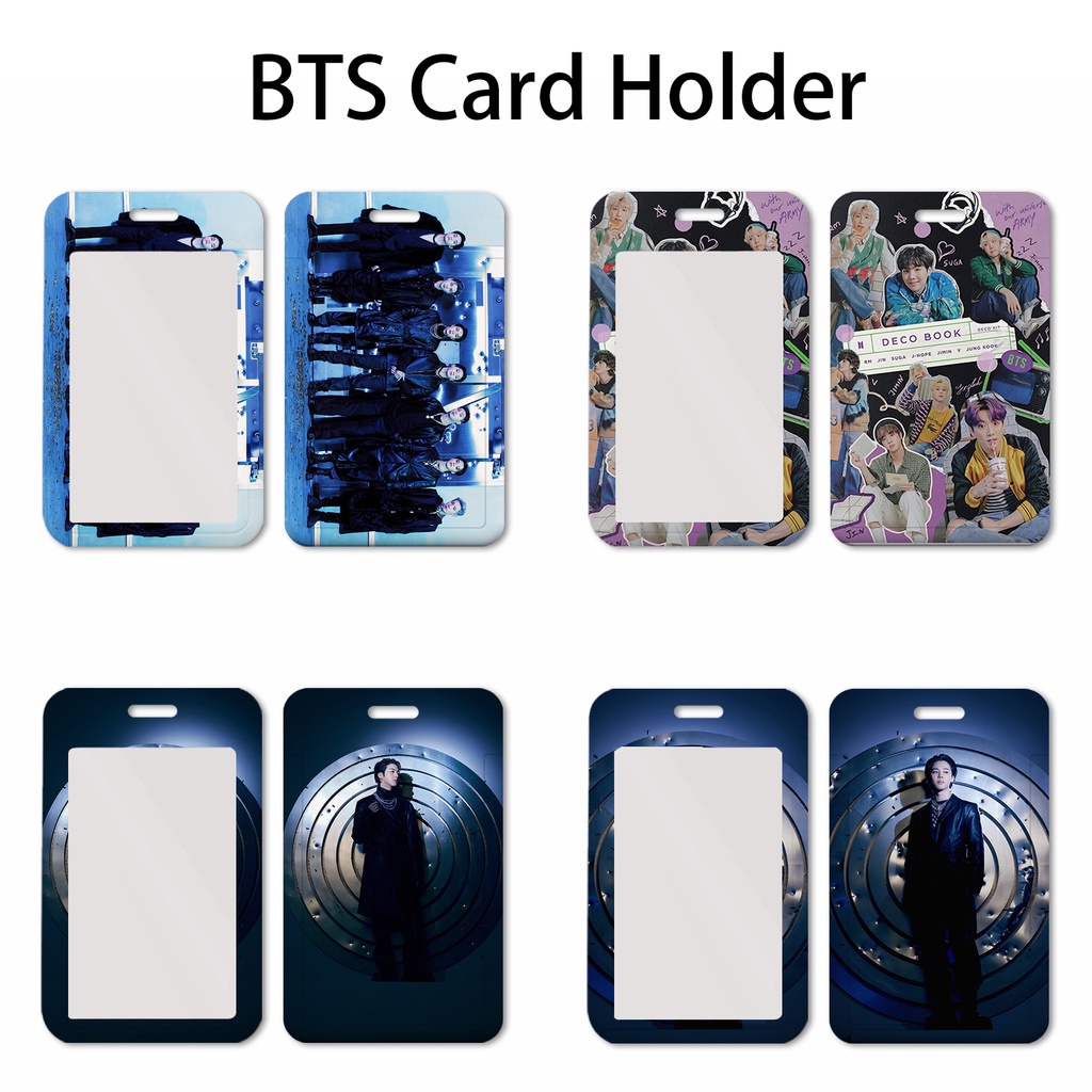 KPOP Proof BTS DECO KIT Holder Business Card Holder Cute Push-pull ...
