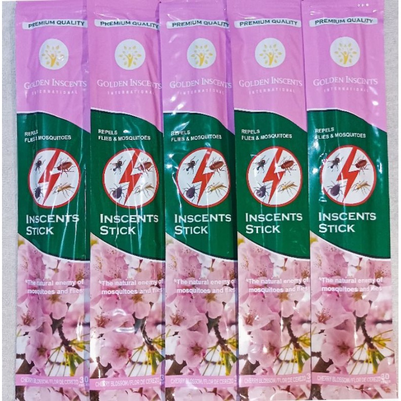 1 PACK (30 Pcs) Scented Mosquito Killer Incense Stick - Golden InScents ...