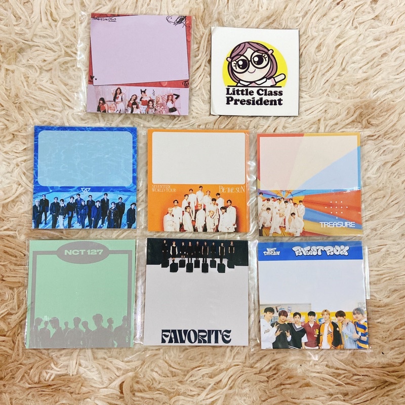 [Onhand] 18pcs KPOP Idol Customized Notepads (EXO, BTS, NCT 127 ...