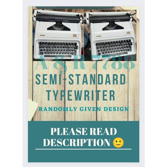 Typewriter Manual Semi - Standard Refurbished random | Shopee Philippines