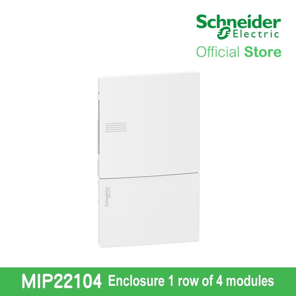 Schneider Enclosure Resi9 MP Flush Mounting 1 Row Of 4 Modules IP40 ...