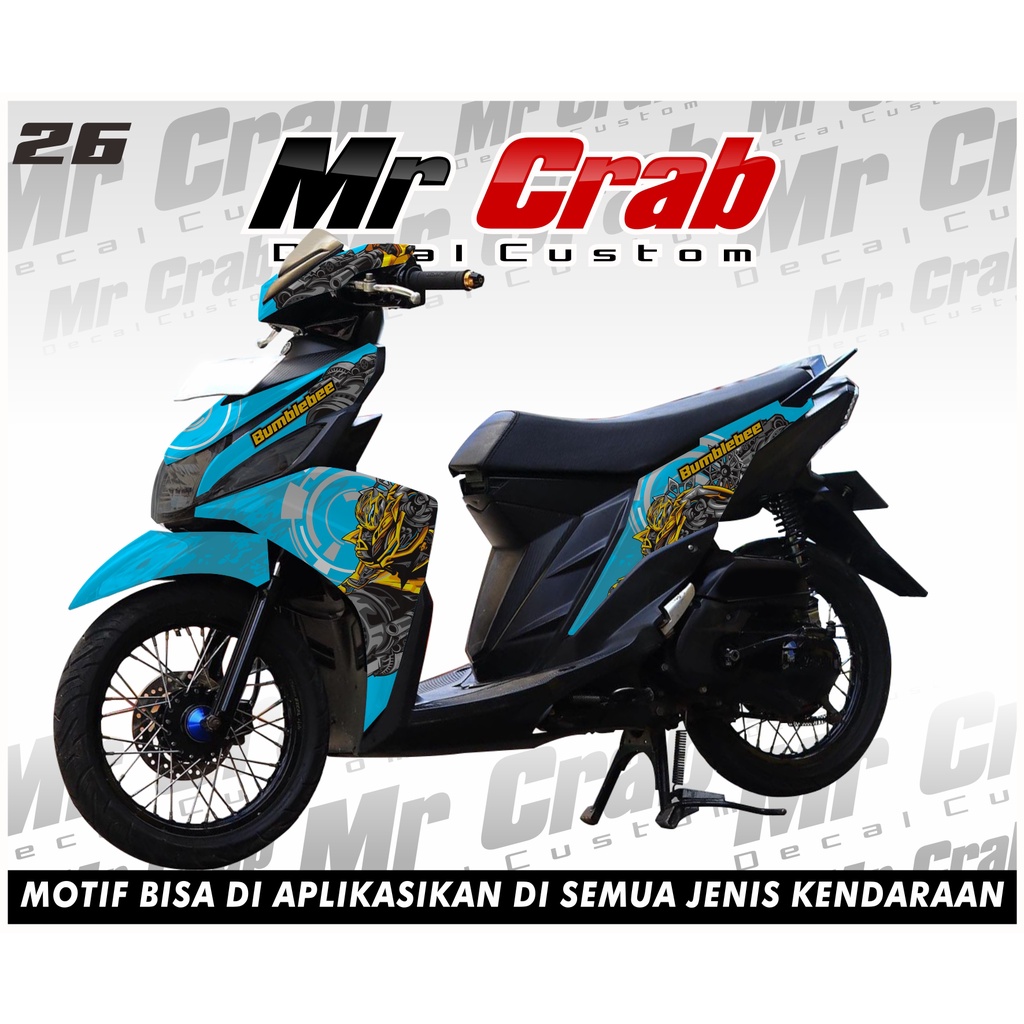 Full Body DECAL Sticker For YAMAHA MIO M3 26 | Shopee Philippines