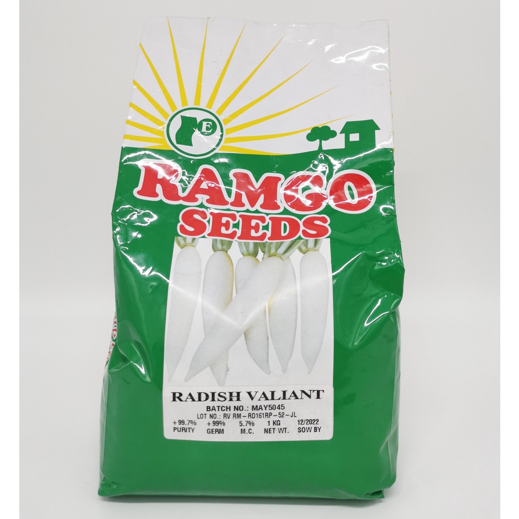 RAMGO VALIANT RADISH SEEDS ( 1 KILOGRAM PACK ) | Shopee Philippines