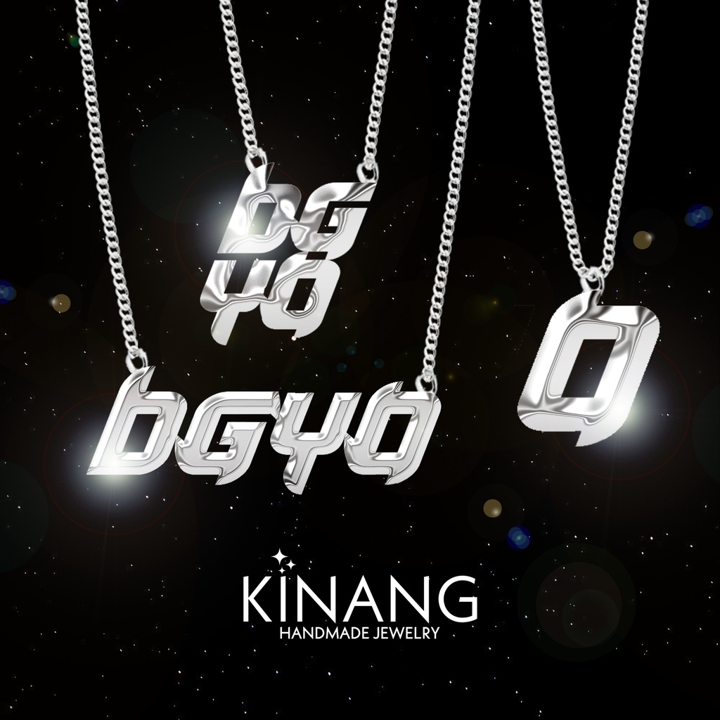 Kinang: "BGYO Logo" Necklace (Gelo, Akira, JL, Mikki, and Nate ...