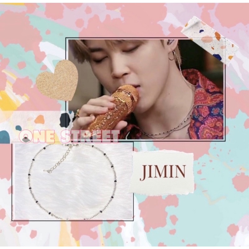 KPOP Inspired Beaded Necklace / Choker BTS Jimin Simple [ Bead ...