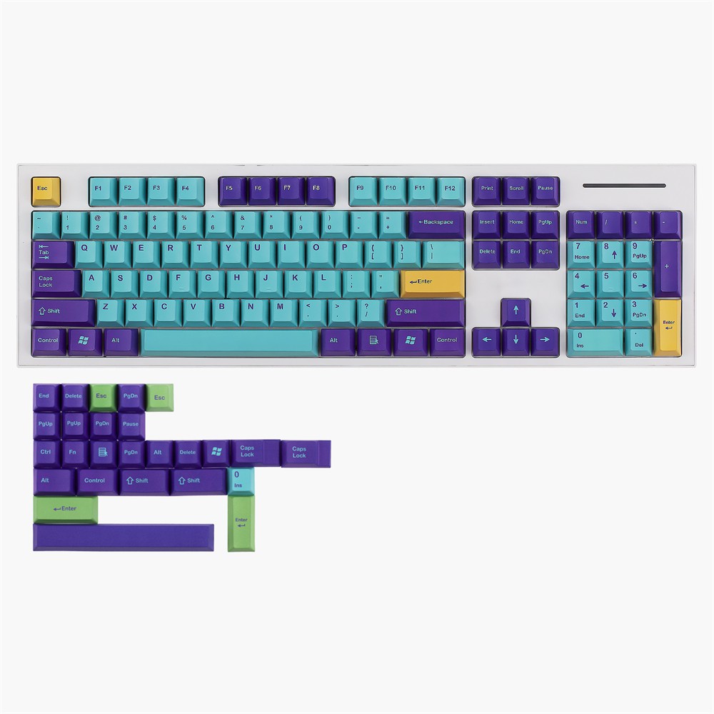 Skeletor 130 Keys PBT Dye-subbed Cherry Profile Keycaps Set for ...