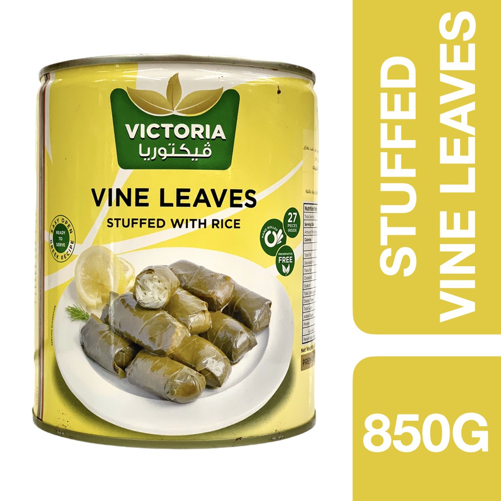 Victoria Stuffed Vine Leaves with Rice 850g ++ 850g | Shopee Philippines