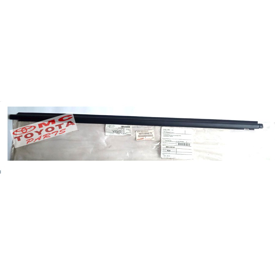 Vios gen1 2002-2006 68210-0D040-TH Left Front Outer Glass Rubber Door ...