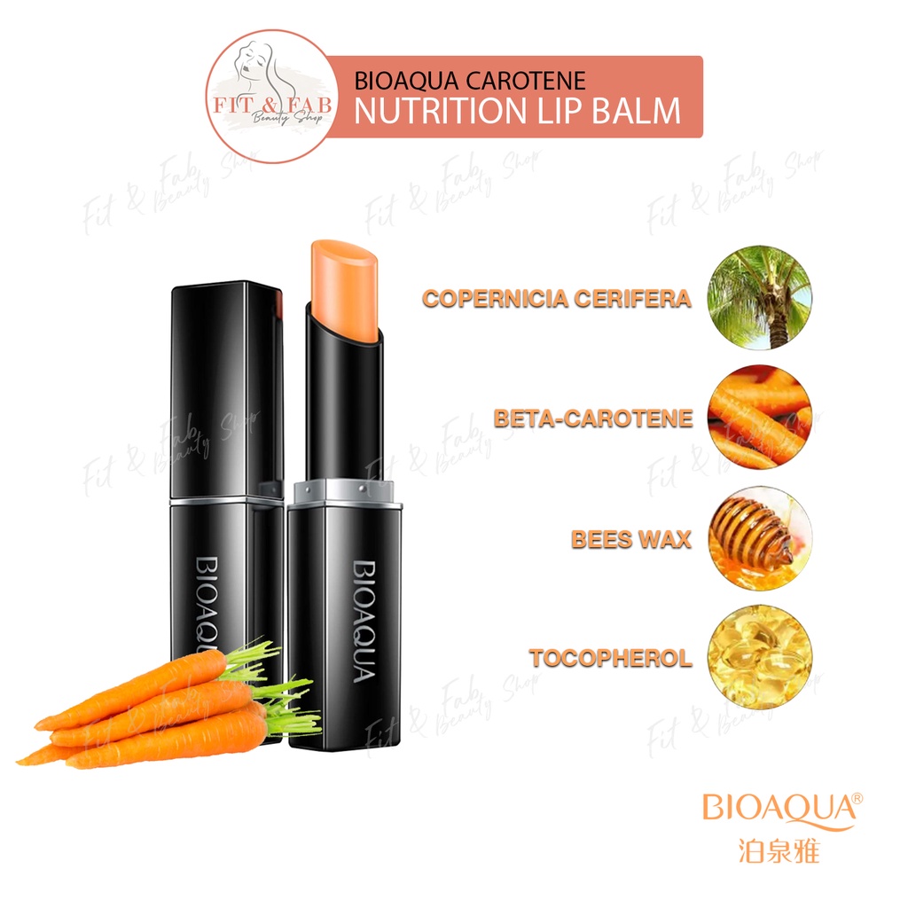 BUY1TAKE1‼️BIOAQUA ORIGINAL Carotene Lip Balm Moisturizing Lipstick ...