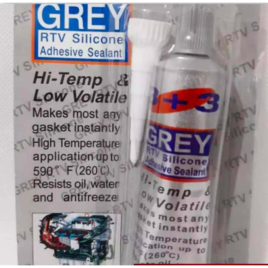 GREY RTV SILICONE ADHESIVE SEALANT | Shopee Philippines
