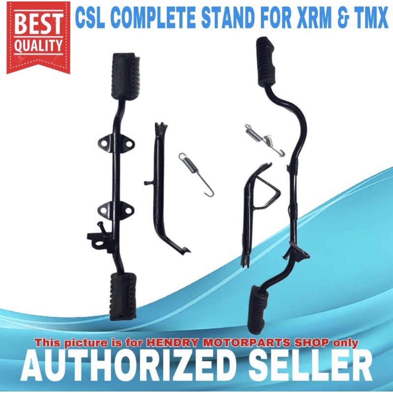 HDR STOCK FRONT FOOTREST AND SIDE STAND COMPLETE STAND SET FOR TMX ...