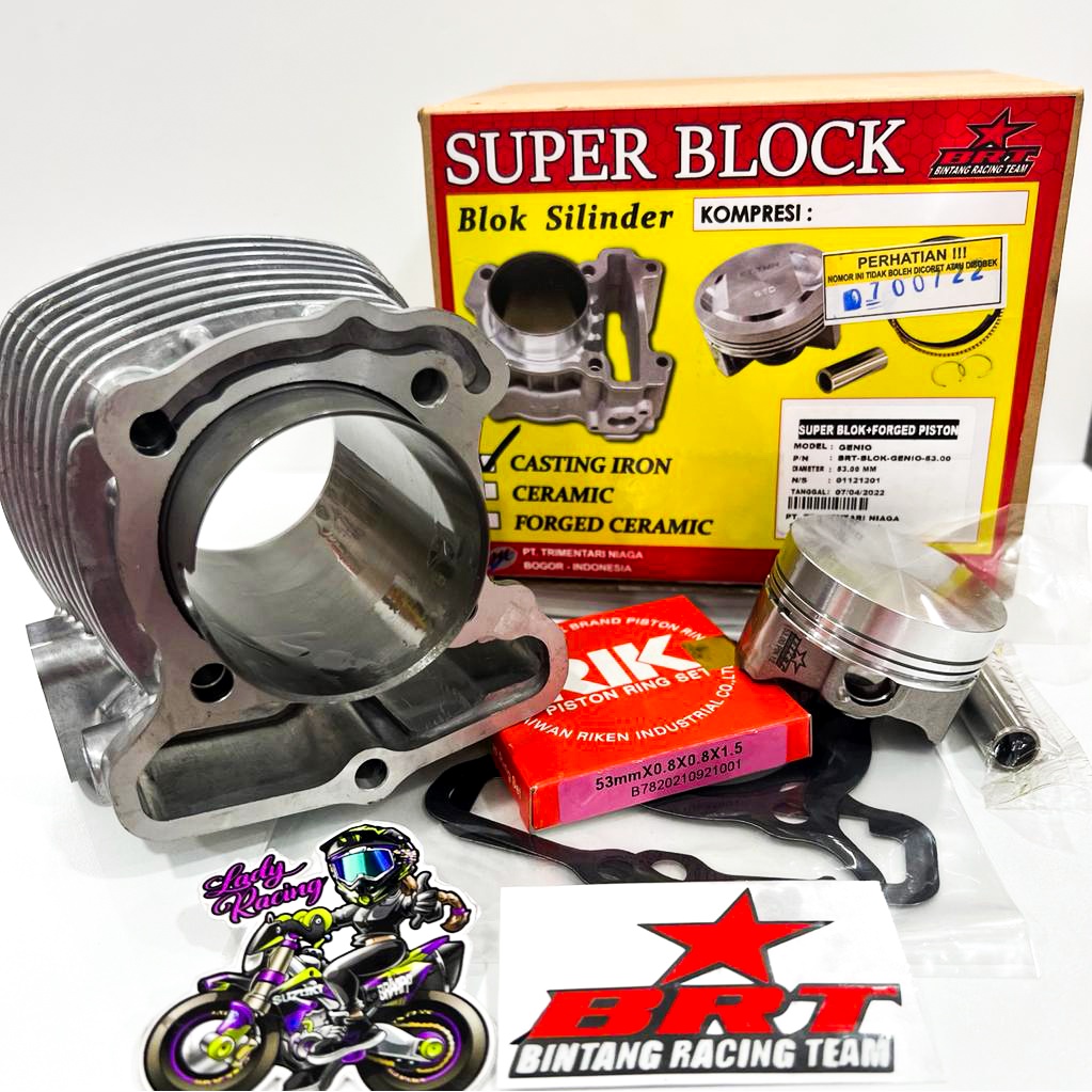 Block BORE UP BRT GENIO BEAT DELUXE SCOOPY STREET FI ESP CAST IRON ...