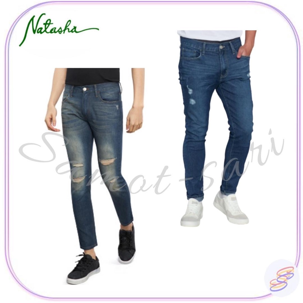 Natasha Nathaniel Men's Slim Straight Jeans - Aerotech / Chresfren ...