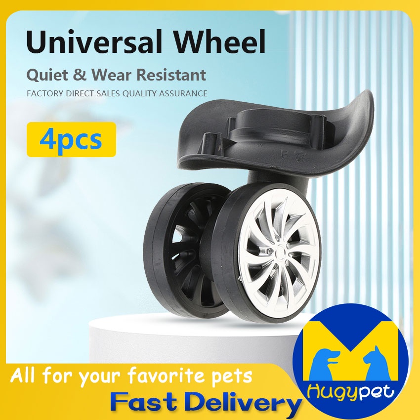 4pcs/set Replacement Luggage Suitcase Wheels Swivel Universal Swivel ...