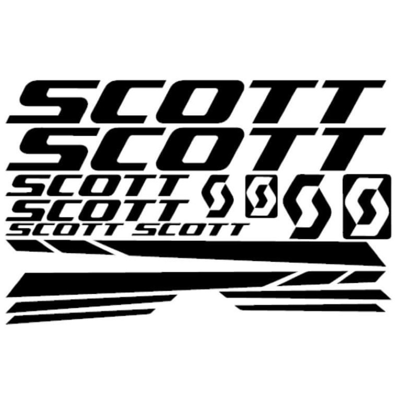 SCOTT STICKER BUNDLE 1SET | Shopee Philippines