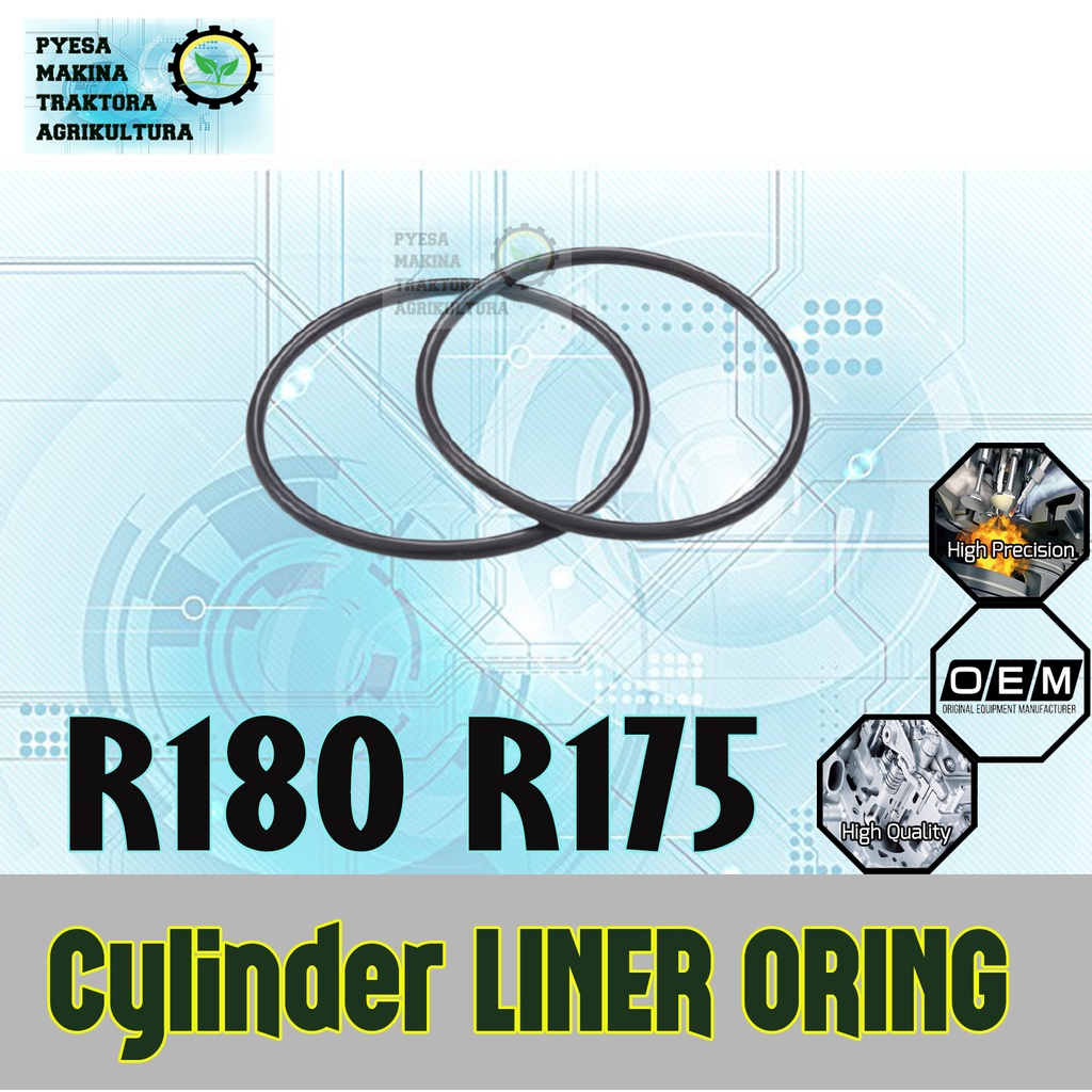 Oring O-Ring Pair for Cylinder Liner R180 R175 Diesel Engine | Shopee ...
