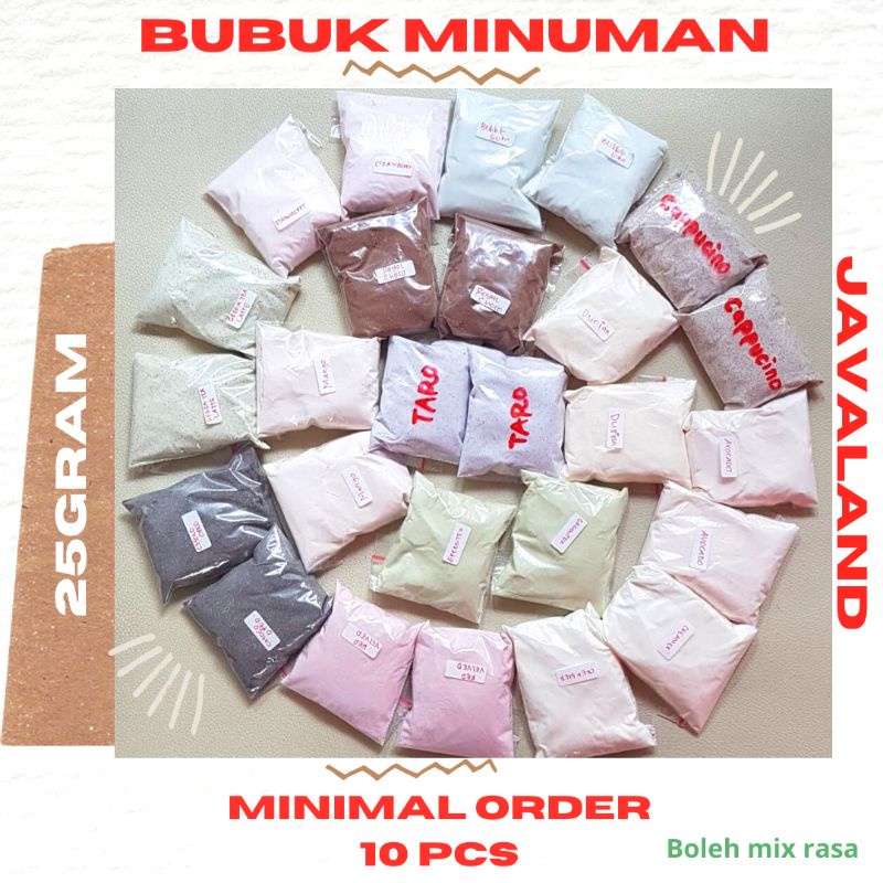 Javaland Beverage Powder Assorted Flavors 25gr Contemporary drink ...