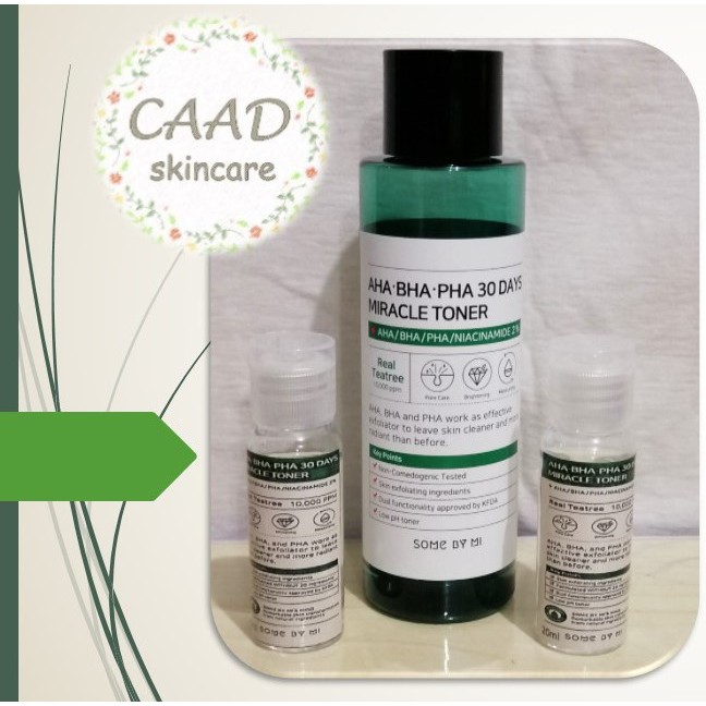 AHA BHA PHA 30 DAYS MIRACLE TONER TAKAL(20ml) | Shopee Philippines