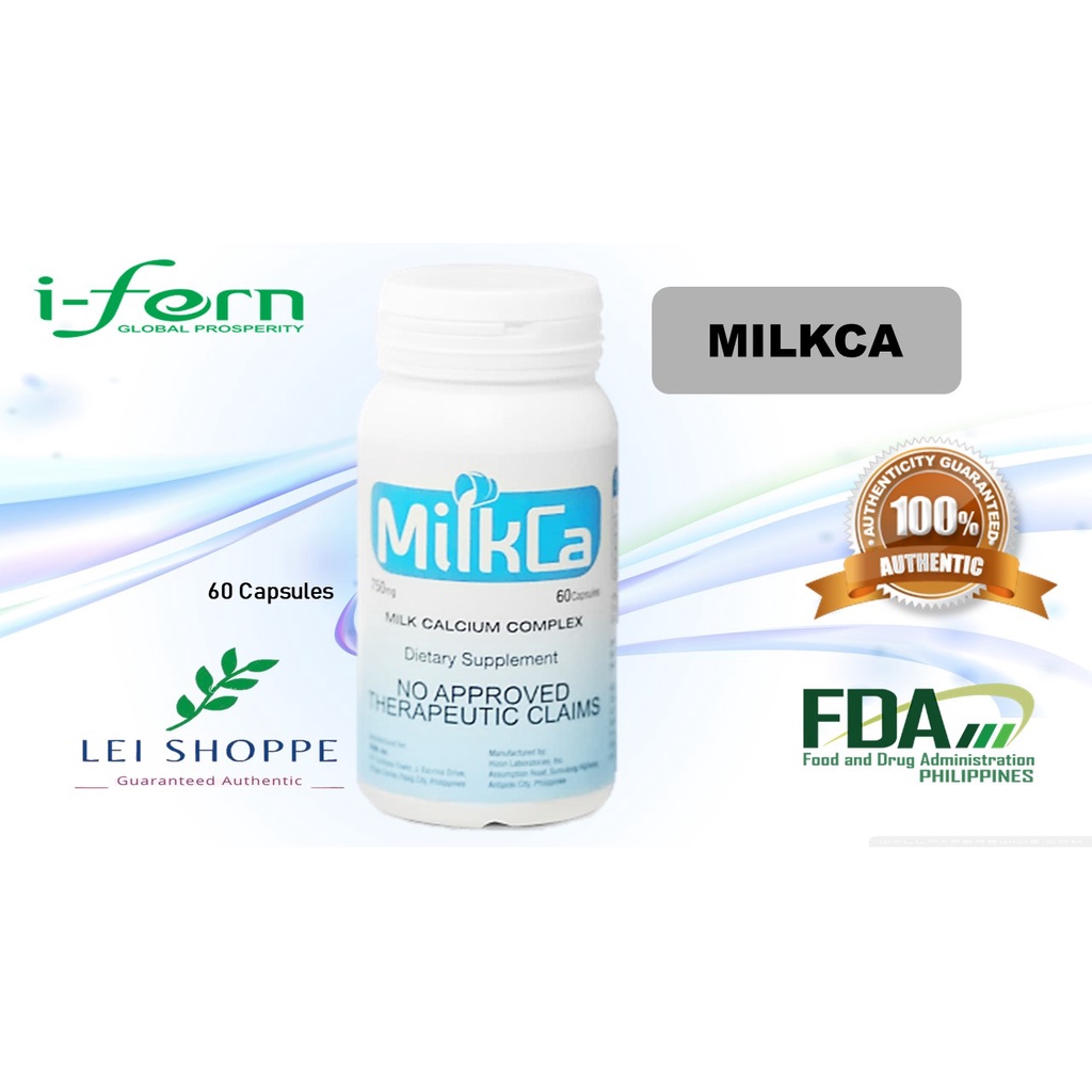 MILKCA Milk Calcium Complex 60 Capsules | Shopee Philippines