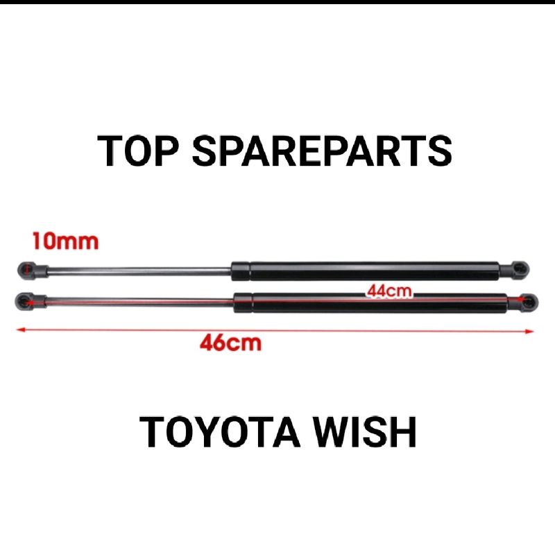 Toyota WISH HYDRAULIC GAS LUGGAGE SHOCK | Shopee Philippines