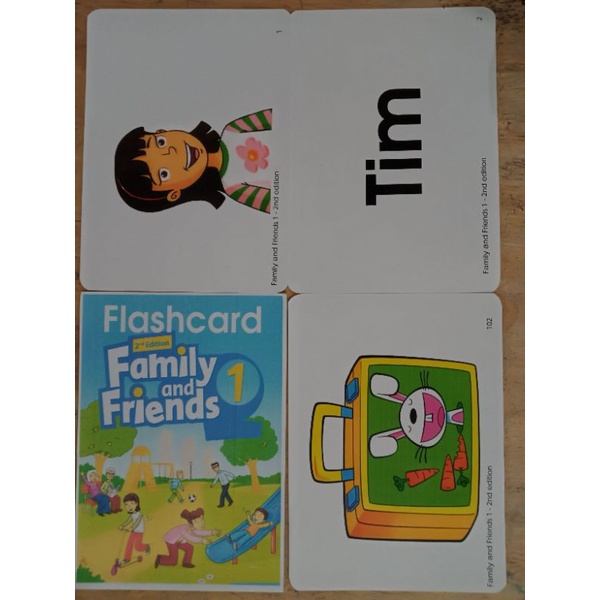 Flashcard FAMILY AND FRIENDS 1 - 2ND EDITION (A5-2M) | Shopee Philippines