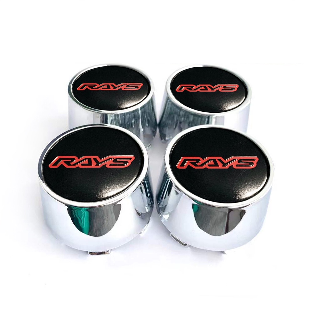 4pcs 64mm RAYS VOLK RACING rim caps Car Wheel Center Caps Gold logo for ...
