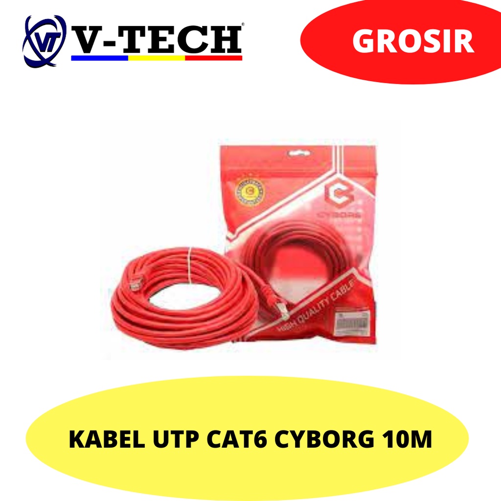 Utp CAT6 CYBORG Cable 10M | Shopee Philippines