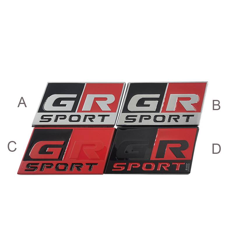 1 X Metal GR SPORT Logo Car Auto Rear Trunk Emblem Sticker Decal Badge ...