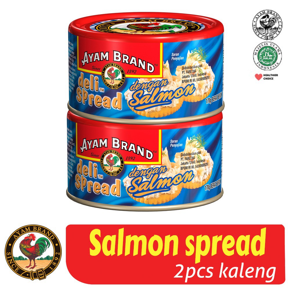 Brand Chicken - Spread Canned Salmon Fish 2 pcs 170gr | Shopee Philippines