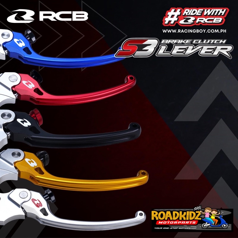 RACING BOY BRAKE LEVER (S3) NMAX,AEROX,MIO,CLICK,PCX160,ADV150 | Shopee Philippines
