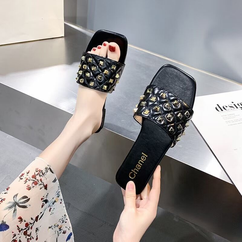 Women's slippers for outer wear in summer | Shopee Philippines
